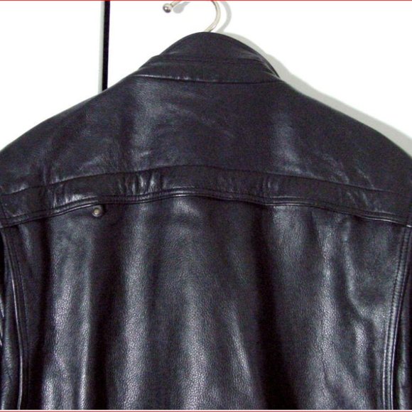 Leather Limited | Jackets & Coats | Vtg Black Leather Limited Cafe ...